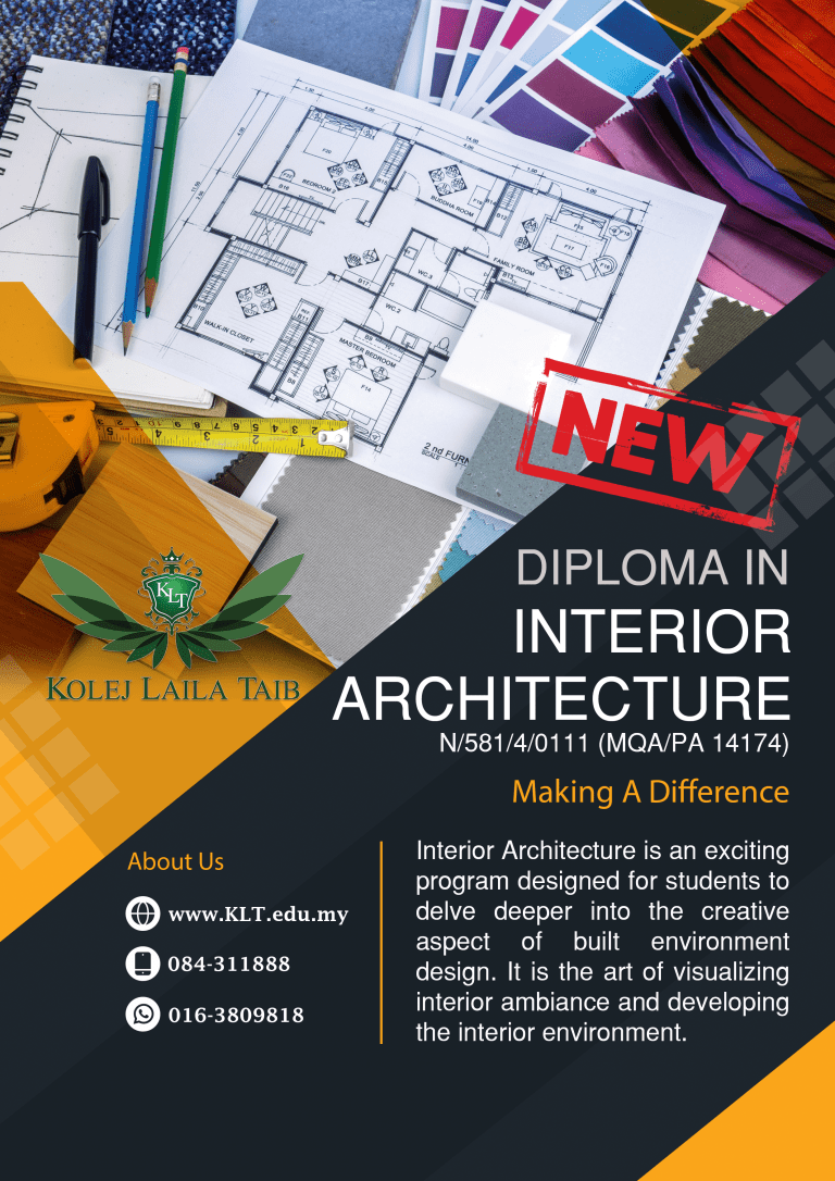 Kolej Laila Taib is launching a new programme – Interior Architecture